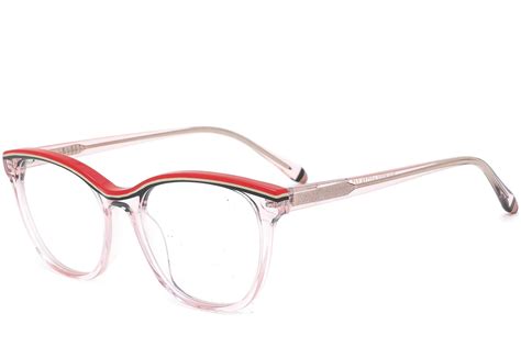 Oval Pink Acetate Glasses Bs0218 0465 Blacksheep Us