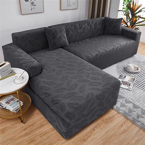 Abukjm Copridivano Angolare Elasticizzato Jacquard Con Penisola