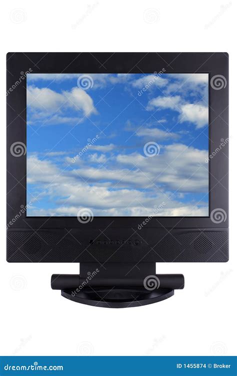 Flat Panel Lcd Computer Monitor Stock Photo Image Of High Design