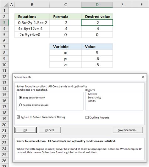 How To Solve Two Simultaneous Equations In Excel Tessshebaylo