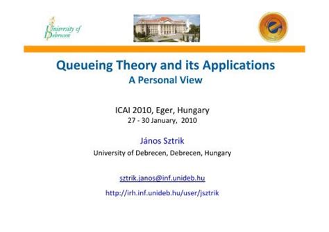 Queueing Theory And Its Applications A Personal View
