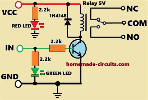 How To Connect 5V Single Channel Relay Module Homemade Circuit Projects