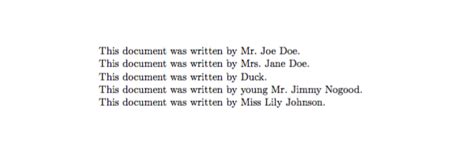 Titles If If Else Expression Using A Variable Tex Latex Stack