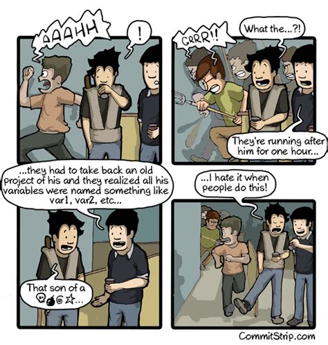 About Variable Naming Commitstrip