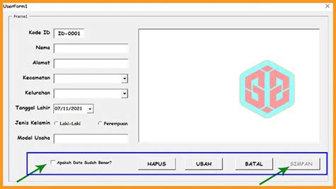 Cara Membuat Tombol Simpan Dan Coding Simpan Makro Vba Excel Blog Butta Toa