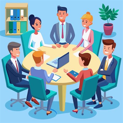 Meeting Clip Art Vectors And Illustrations For Free Download Freepik
