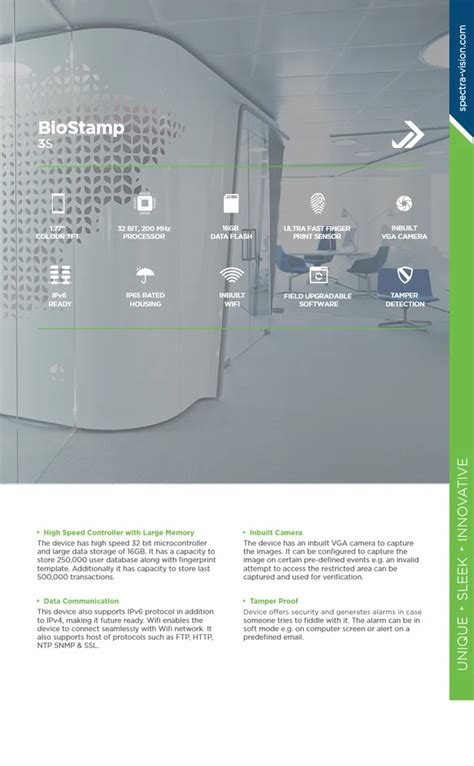 Spectra Biostamp 3s Fingerprint Devices From Spectra Face Recognition At ₹ 7890 Piece In Gurugram
