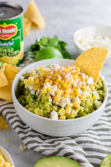 Corn And Cotija Guacamole Gluten Free