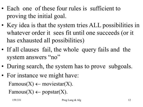 Ppt 159331 Programming Languages And Algorithms Powerpoint