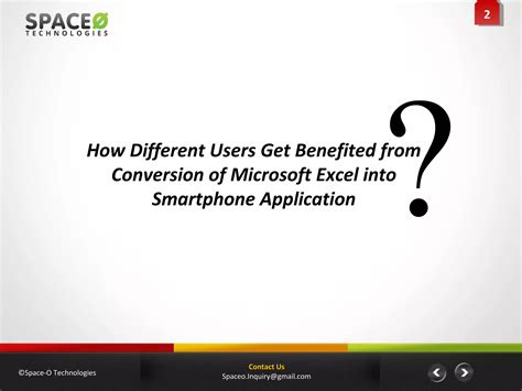 convert excel spreadsheet into mobile iphone android app ppt