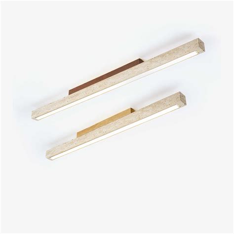 Travertine Column Ceiling Light Vakkerlight