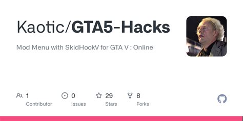 GitHub Kaotic GTA Hacks Mod Menu With SkidHookV For GTA V Online