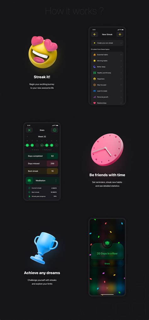 Streak App Behance