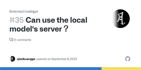 Can Use The Local Models Server Issue 35 Timkmecl Codegpt GitHub