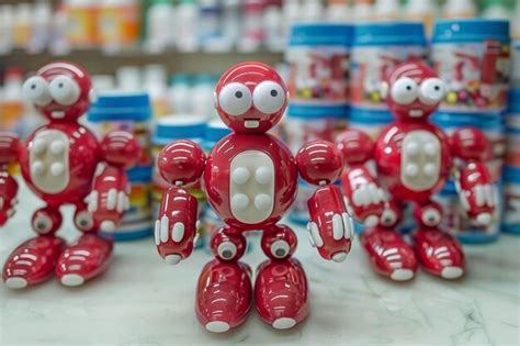 Medical Robots In A High Tech Laboratory Working On Advanced Healthcare Solutions Premium Ai