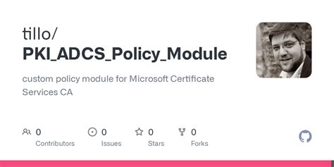 Github Tillopkiadcspolicymodule Custom Policy Module For Microsoft Certificate Services Ca