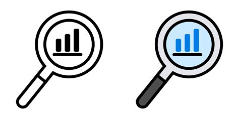 Illustrationsvektorgrafik Von Analyse Analytik Diagrammsymbol