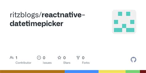 GitHub Ritzblogs Reactnative Datetimepicker
