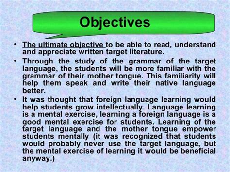 Grammar Translation Method