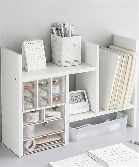 미니 책상 책꽂이 책상 선반 수납 우드 선반 공간 정리