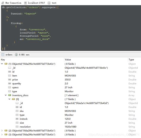 Mongodb中的聚合管道（lookup多表关联查询、unwind、match、project）unwind Lookup Csdn博客