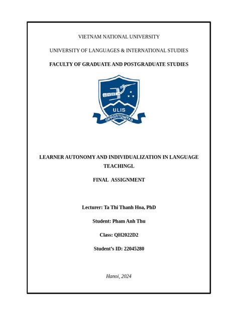 Learning Autonomy Pdf Learning Behavioural Sciences