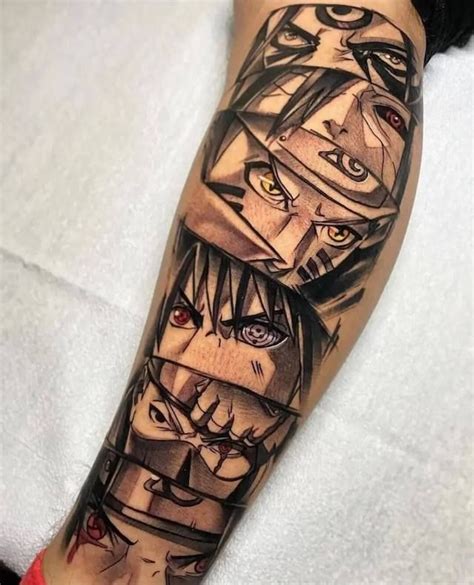 Naruto Full Sleeve Tattoo At Brandi Hayes Blog