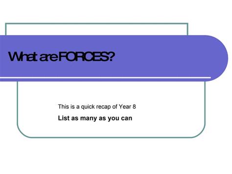 Exploring Forces 5 Pdf 8th Science Curiosity By Sandeep Swamy Notes Ppt