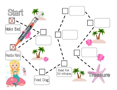 Printable Reusable Chore Chart Reward Chart Reading And Activity