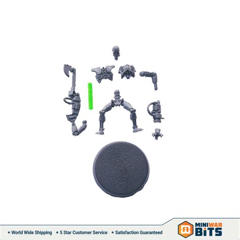 Necron Warrior Single Model Figure Bits Warhammer 40k Guass Flayer Miniwar Bits