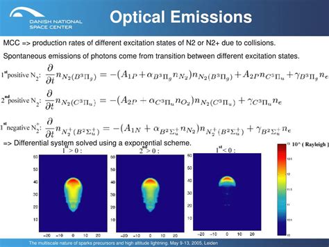Ppt Simulation Of Streamer Propagation Using A Pic Mcc Code Application To Sprite Discharges
