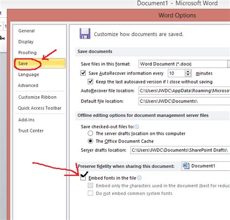 Embedding Fonts Or Keeping Document Fonts Intact Ictnetin