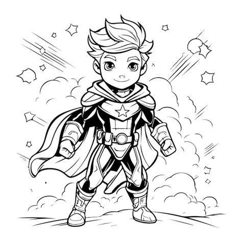 아이들을 위한 손으로 그린 컬러링 페이지 Generative Ai 프리미엄 Ai 생성 벡터