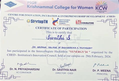 Swathi S On Linkedin Hackathon Innovation Learning Entrepreneurship