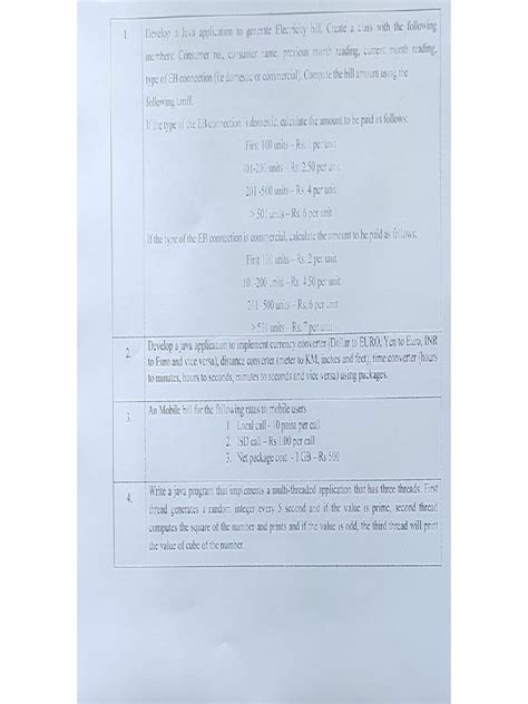 Oops Question Paper Pdf