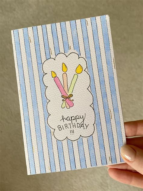 Hand Drawn Birthday Card Ideas