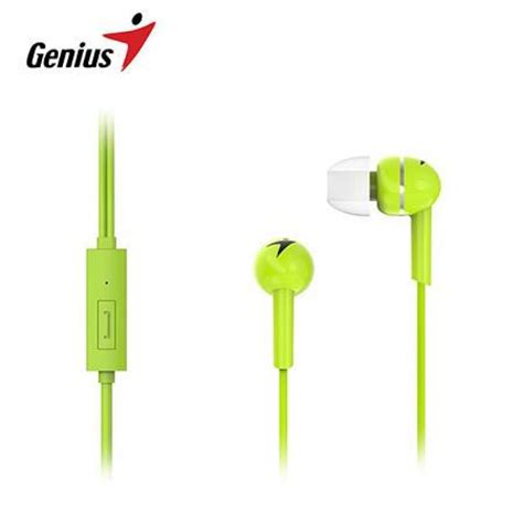 Audifono C Microf Genius P Smartphone Hs M Green
