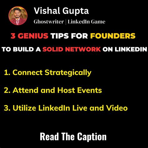 Vishal Gupta On Linkedin 3 Genius Tips For Founders To Build A Solid