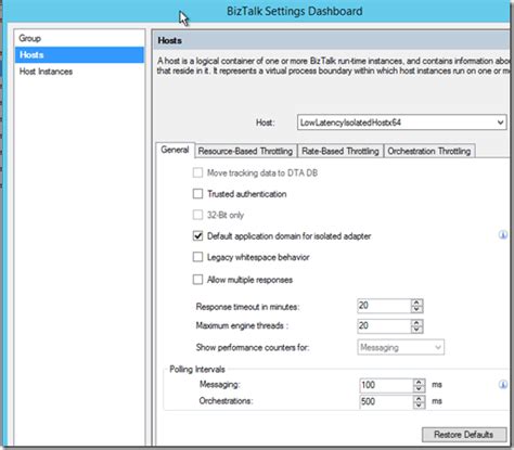 What Are The Implications Of Enabling The Default Application Domain For Isolated Adapter In