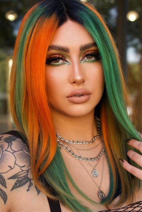 40 Stylish Two Tone Hair Color For Winter Hair Color Ideas