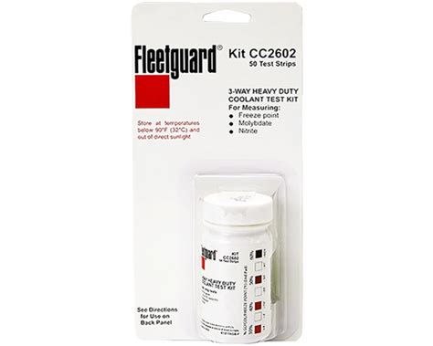Fleetguard® Cc2602a 3 Way Heavy Duty Filtration Coolant Analysis Test