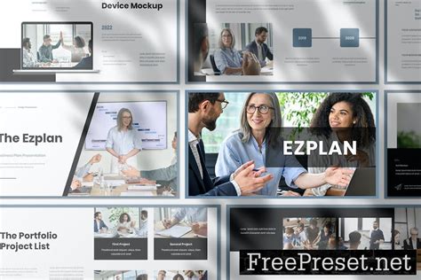 Ezplan Business Presentation Powerpoint Template Rp9puc9