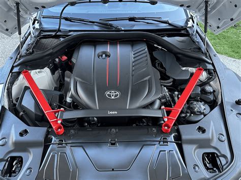Strut Tower Brace Make A Big Difference On A Stock Supra Supramkv