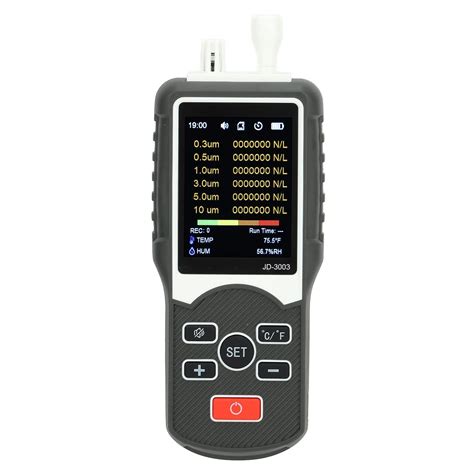 Air Quality Dust Particle Counter 0 3μm To 10μm Handheld Professional Pollution Meter