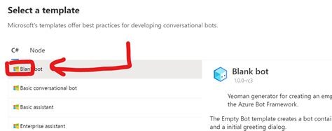 blank bot template created bot called empty · issue 6978 · microsoft botframework composer