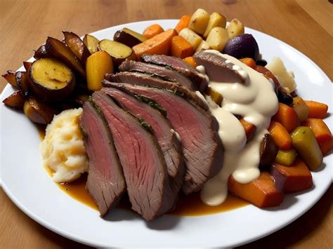 Premium Ai Image A Cooked Roast Beef