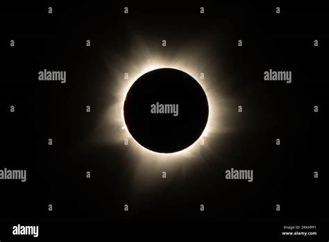 Totality During The Australian Total Solar Eclipse In Exmouth Stock Photo Alamy