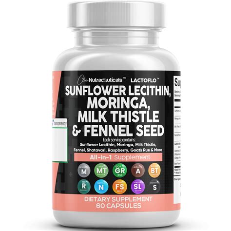 Clean Nutraceuticals Sunflower Lecithin 6000mg Lactation