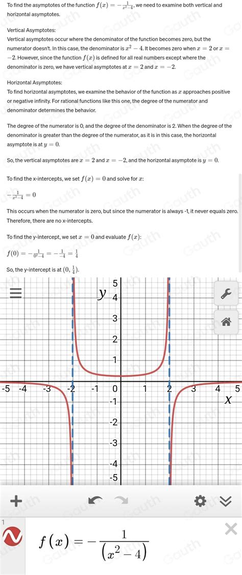 Solved Find All Asymptotes X Intercepts And Y Intercepts For The Graph Of The Rational Solved Find All Asymptotes X Intercepts And Y Intercepts For The Graph Of The Rational