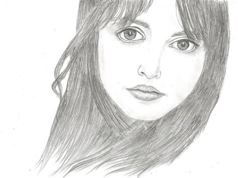 Sad Girl Face Sketch At Explore Collection Of Sad